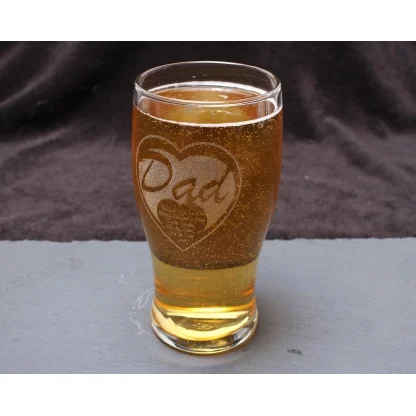Personalised Pint Glass - Create your own Pint Glass - Artsy Laser